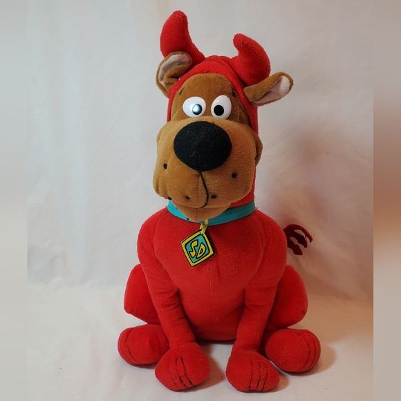 Unbranded | Toys | Red Scoobydoo Dog Plush Toy Vintage Retro Mcm Devil ...
